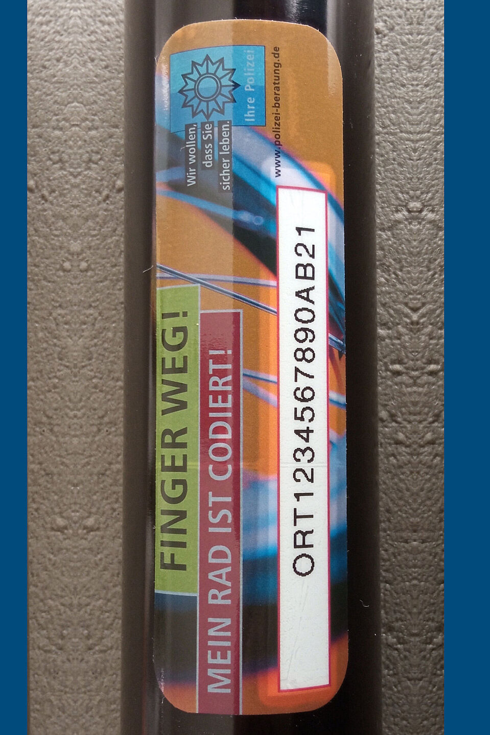 Methoden der Fahrradcodierung - ADFC Codierung